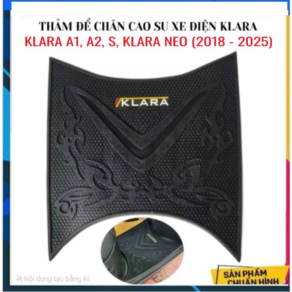 Thảm Cao Su Đúc Dày Cho Xe Điện VinFast Klara A1, A2, S 2018–2025 – Bền ...
