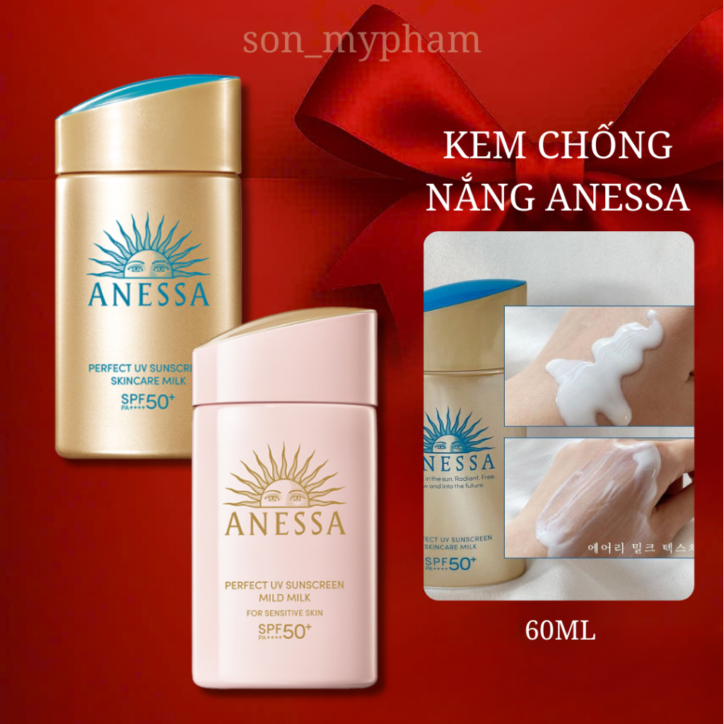 Sữa Chống Nắng Anessa Perfect UV Sunscreen Mild Milk & Skincare Milk 60ml | Shopee Việt Nam