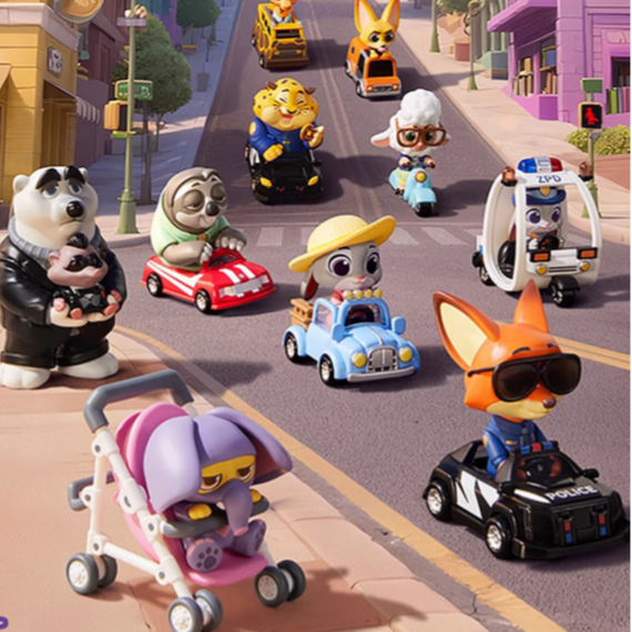 Mô hình Zootopia Happy Driving Series Blindbox Figures Mô Hình Quà Tặng ...