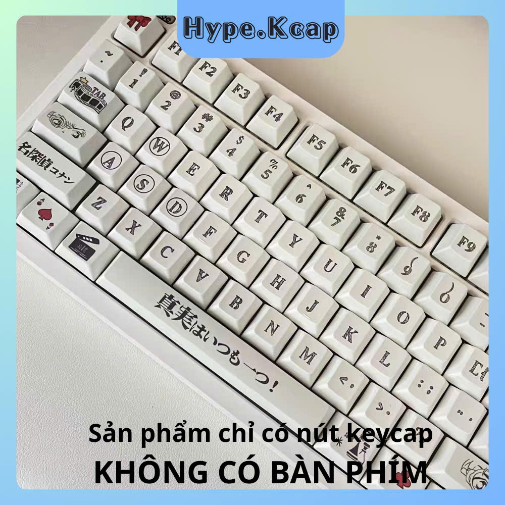Keycap Thám tử Conan Cherry Profile nhựa PBT dành cho bàn phím cơ ...