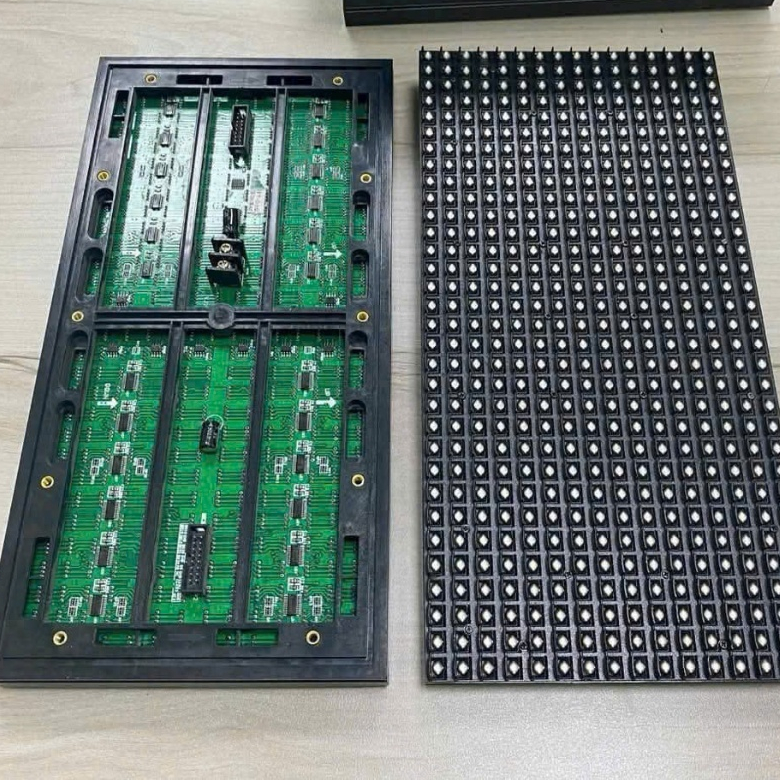 Module P10 Ngoài Trời Full Color 2S mắt Dip- Led ma trận P10 (tặng kèm ...