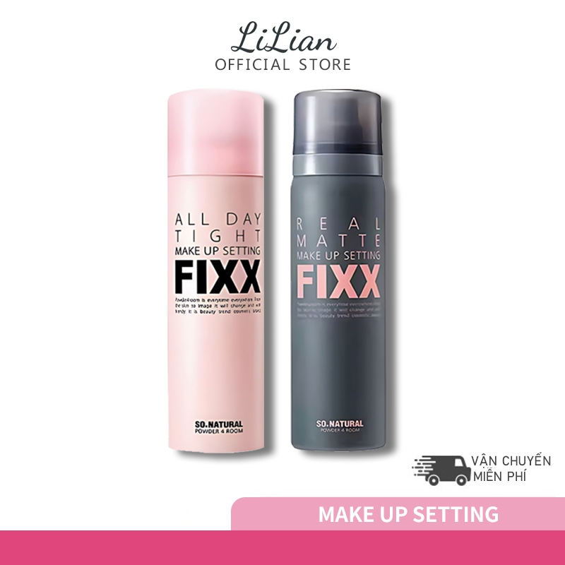 FIXX Xịt Định Hình Trang Điểm 75ml | Công Thức Chống Trôi 16H & Kiềm ...