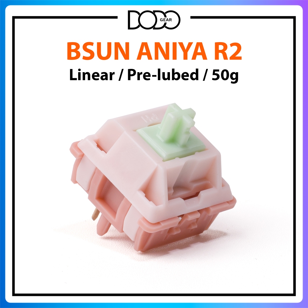 Switch Bsun Aniya R2 5 PIN Linear 50g công tắc bàn phím Switch Bsun ...