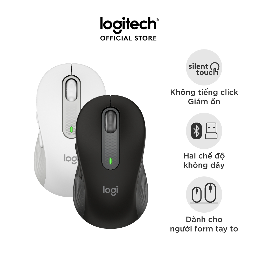 [Thanh Lý] Chuột không dây bluetooth Logitech Signature M650 | Shopee ...
