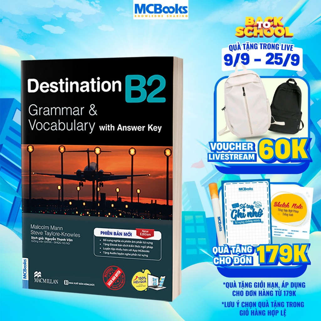 Sách - Destination B2 Grammar and Vocabulary (Kèm Đáp Án) Tặng Audio và ...
