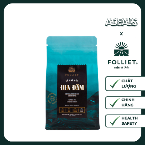 (Chính hãng) FOLLIET Cà phê Đen Đậm FOLLIET -250gr | Shopee Việt Nam