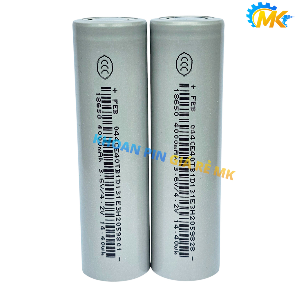 Cell pin 18650 FEB Li-ion 3.7V 4000mah 3C - Xả 12A | Shopee Việt Nam
