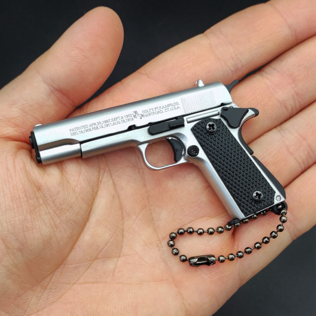 Móc khoá đồ chơi mô hình kim loại m1911 toy | Shopee Việt Nam