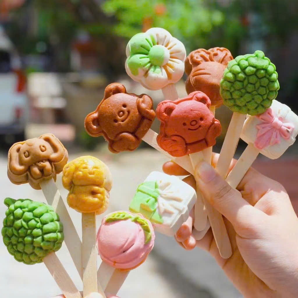 Khuôn bánh trung thu khuôn làm bánh trung thu khuôn trung thu nhấn lò ...
