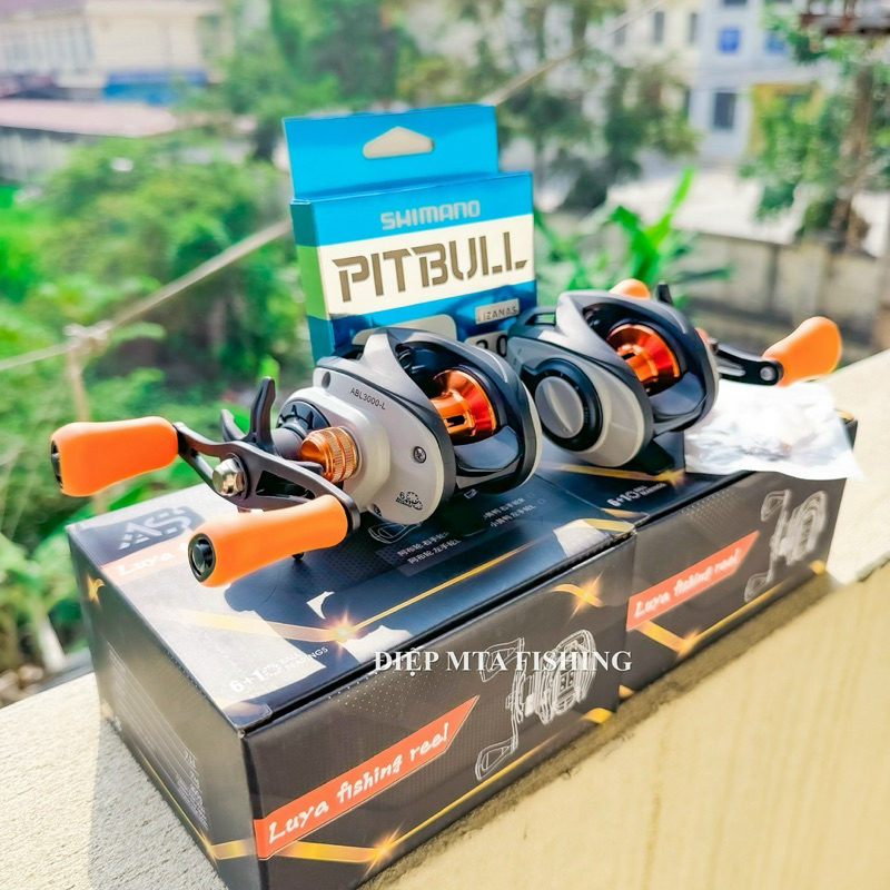 (TẶNG DÙ + KHOÁ) Máy câu cá máy Ngang AS ABL 3000 (thiết kế giống máy ...