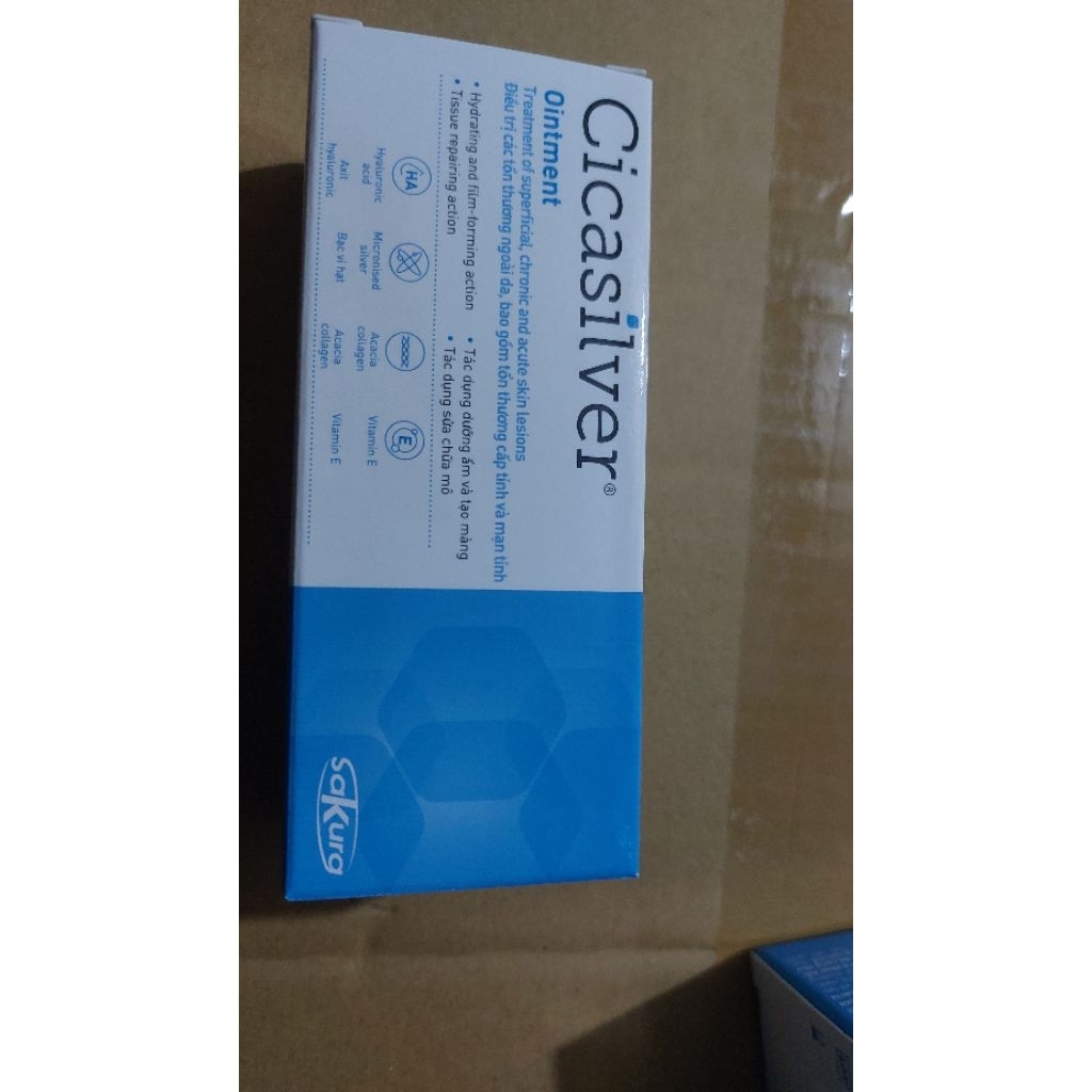 01 tuýp Kem chăm sóc vết thương Cicasilver Ointment 50ml | Shopee Việt Nam