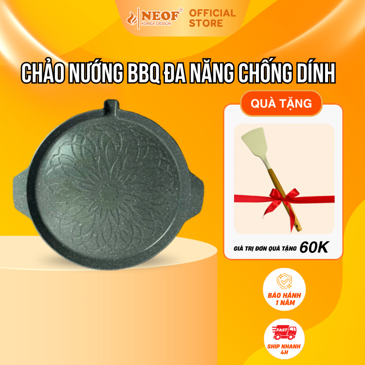 Chảo Nướng BBQ Đa năng Chống Dính NEOF Cao Cấp Chảo Nướng BBQ Không ...