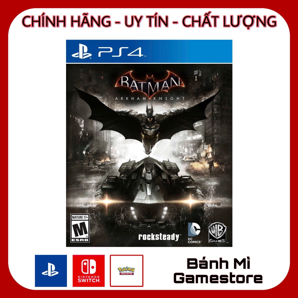 Đĩa game PS4 Batman Arkham Knight | Shopee Việt Nam