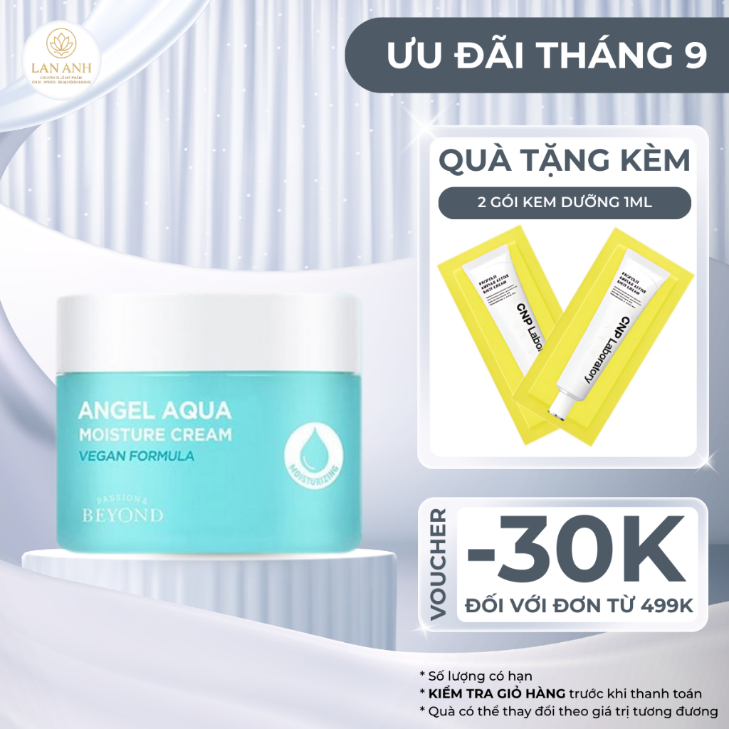 Kem Dưỡng Ẩm Beyond Angel Aqua Moisture Cream - Giúp Làm Dịu Mọi Loại Da, Không Kích Ứng (150ml ...