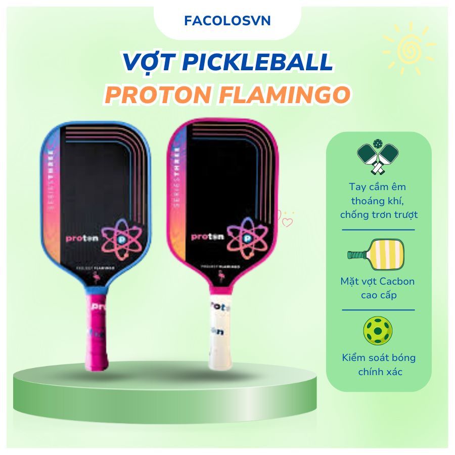 Vợt Pickleball Proton Flamingo Carbon Chính Hãng – Siêu Bền, Cao Cấp ...