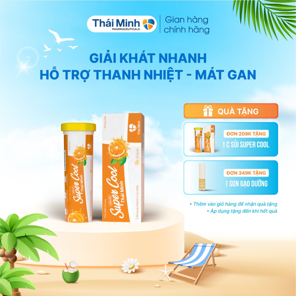 Viên C Sủi Super Cool Thái Minh - Chính Hãng | Shopee Việt Nam