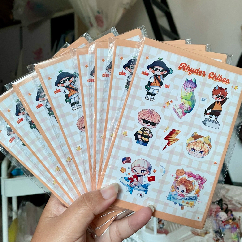 Sticker RHYDER Chibeo | Shopee Việt Nam