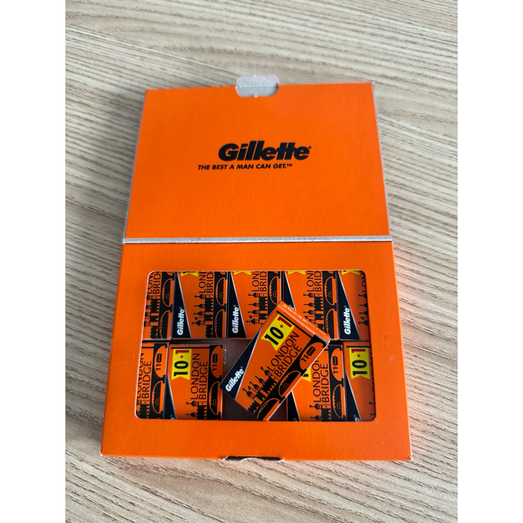 Lưỡi lam GILLETTE London (hộp 110 cái lưỡi) | Shopee Việt Nam