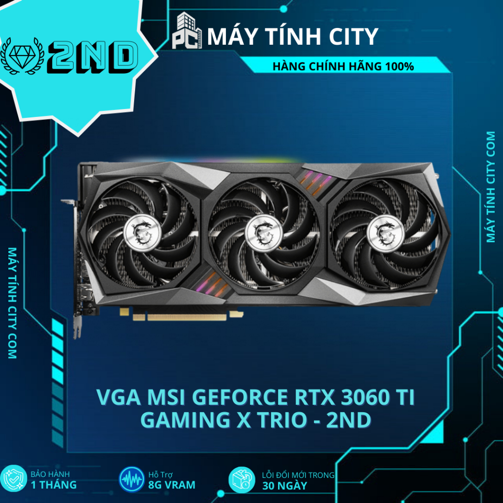 VGA MSI GeForce RTX 3060 Ti GAMING X TRIO - 2ND | Shopee Việt Nam