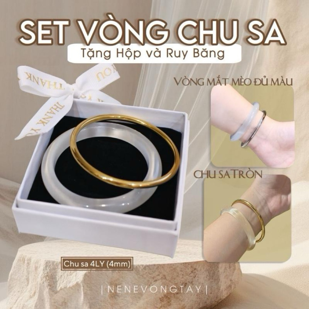 [combo Mắt mèo] Vòng tay Chu sa 4ly x Vòng Mắt mèo - phụ kiện thời ...