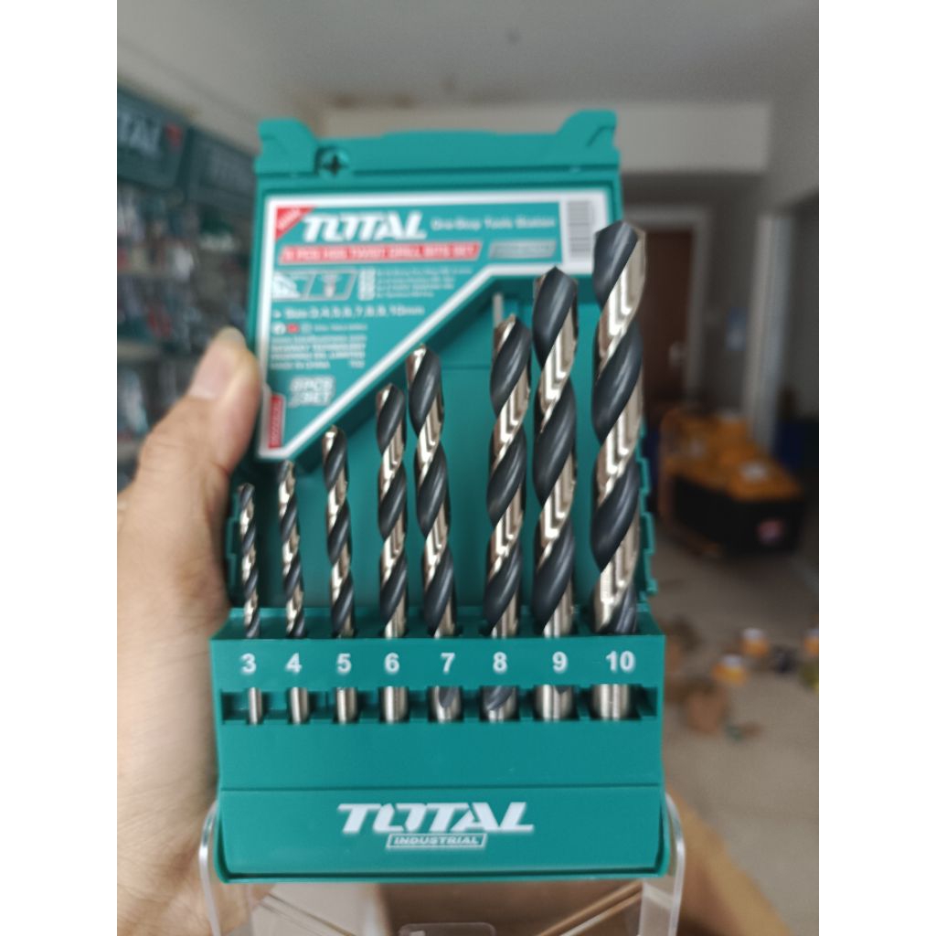 3-10mm Bộ mũi khoan kim loại 8 chi tiết Total TACSD0085 | Shopee Việt Nam