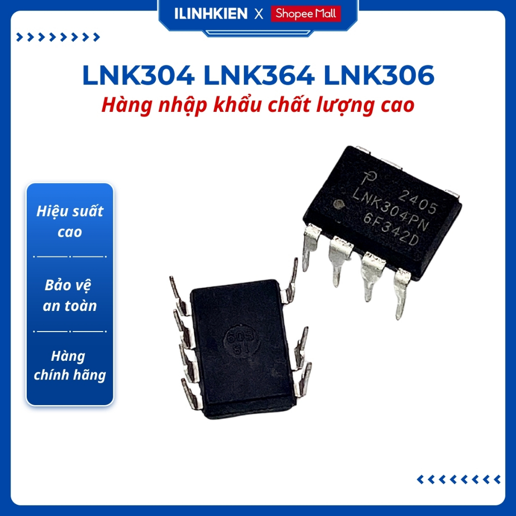 IC nguồn LNK304PN LNK306PN LNK364PN Power chính hãng ilinhkien ...