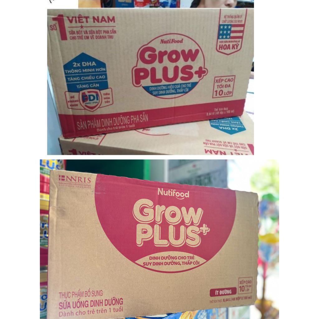 Thùng sbps Grow PLUS+ ĐỎ 110ml SUY DINH DƯỠNG | Shopee Việt Nam