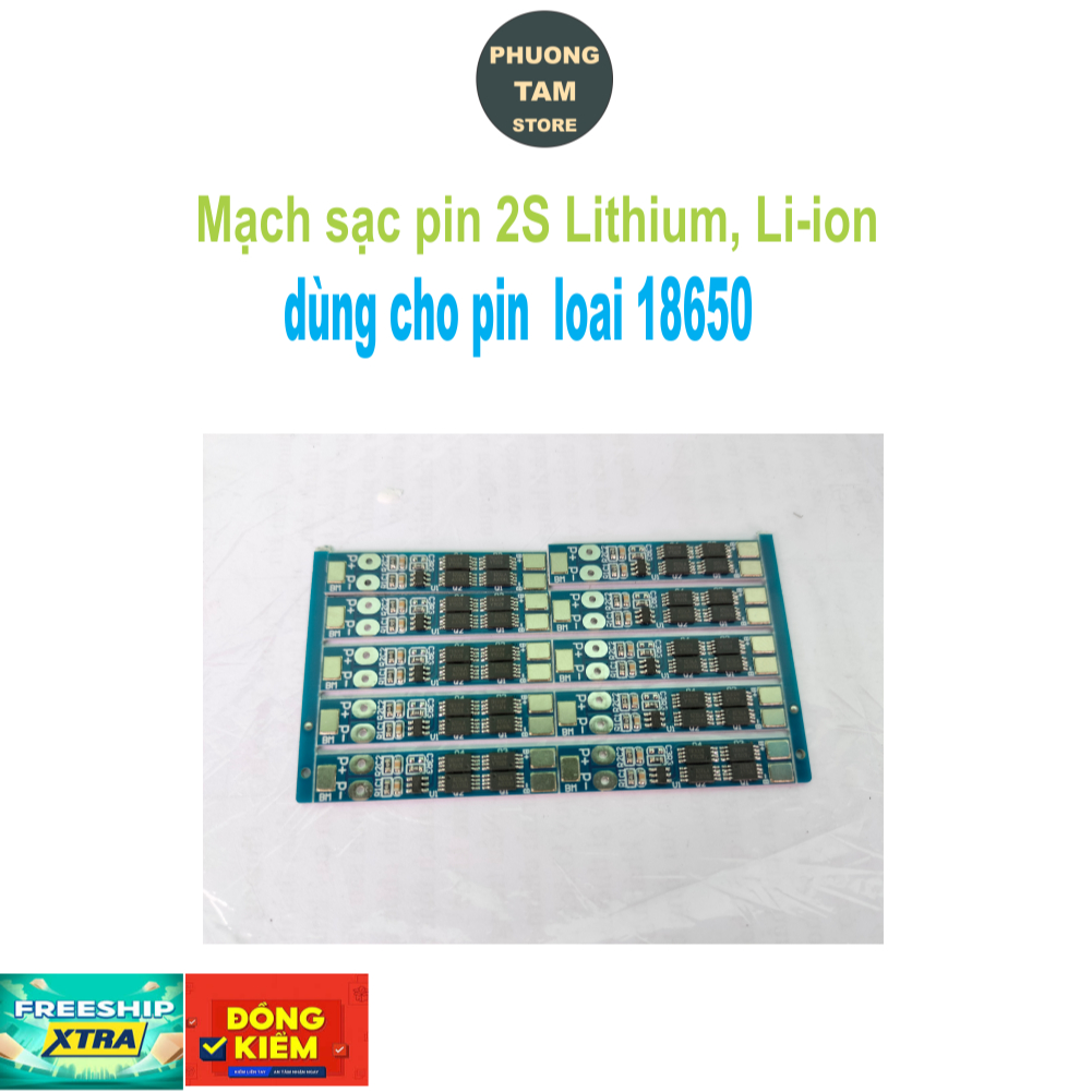 Mạch Sạc Pin 2S Lithium, Li-ion Cho Pin 16850. | Shopee Việt Nam