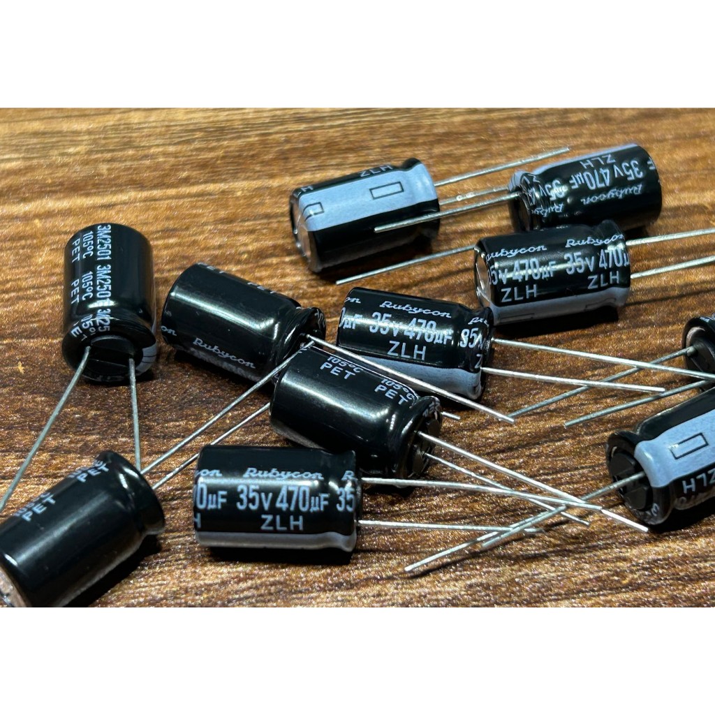 4 Chiếc / 470uF 35V Tụ điện Rubycon ZLH 10mm x 16mm | Shopee Việt Nam