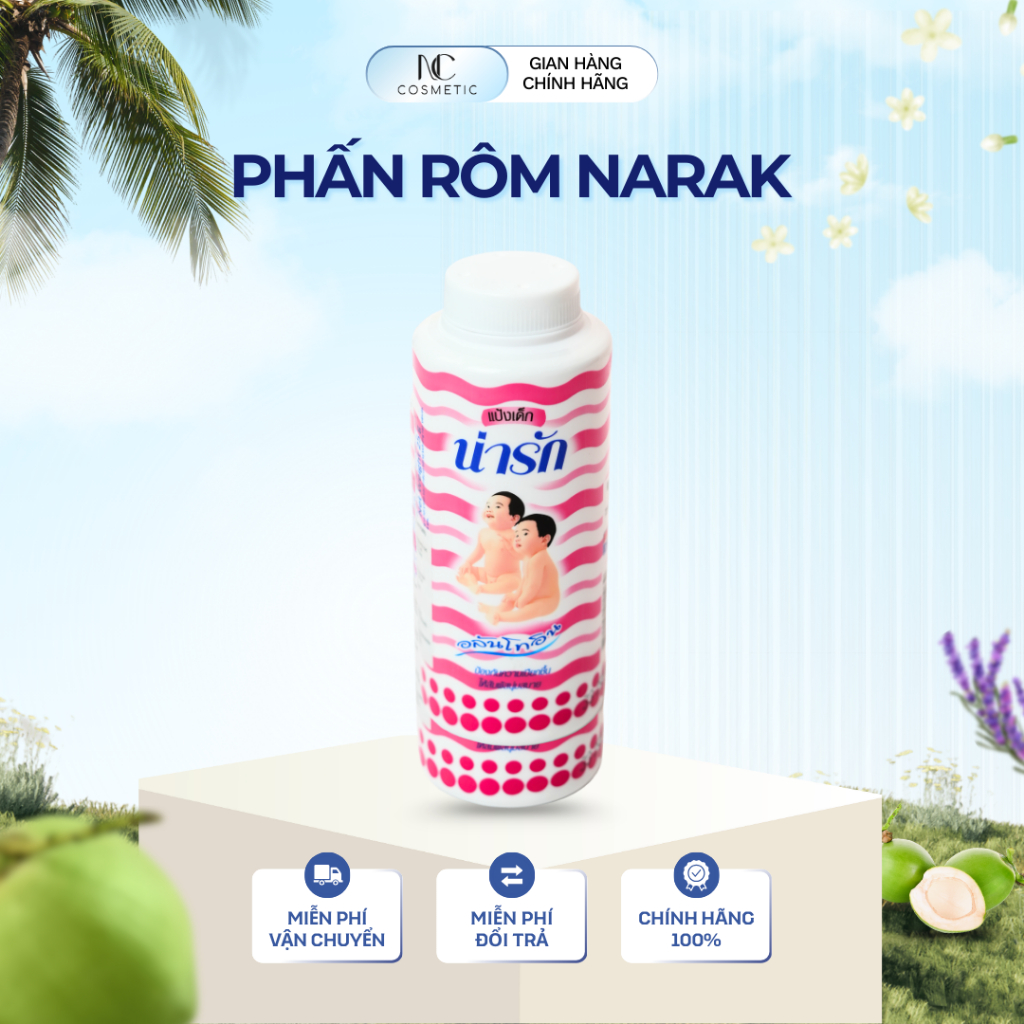Phấn Rôm Dùng Trước Khi Wax Lông Narak 25gr- Giúp Làm Khô Da, Hút Ẩm Và ...