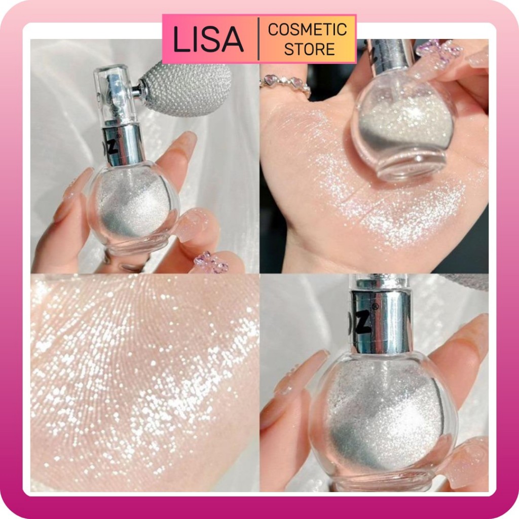 Xịt nhũ kim tuyến WIDZ tạo hiệu ứng lấp lánh, bắt sáng nhũ Highlight ...