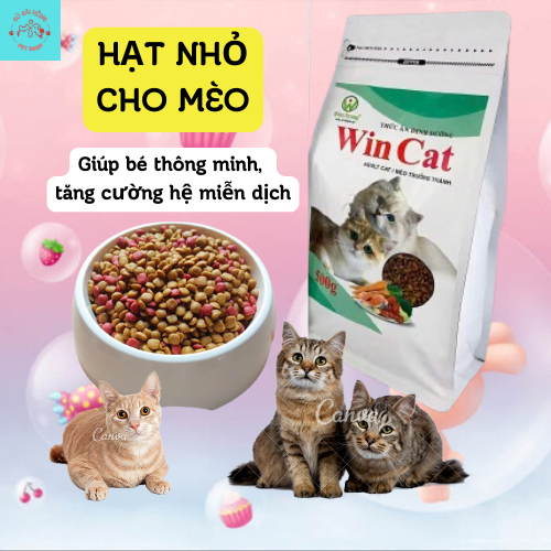 Hạt Cho Mèo Wincat - Thức Ăn Cho Mèo Kén Ăn - Hạt Nhỏ Cho Mọi Giống Mèo ...