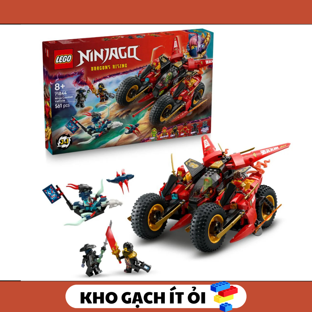 Lego Ninjago set 71844 - Gạch xe + Sách - Like new | Shopee Việt Nam