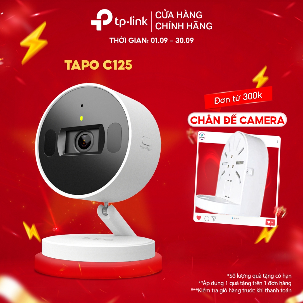 [Hỏa Tốc] Camera Wifi Trong Nhà/Ngoài Trời TP-Link Tapo C120 / C125 ...