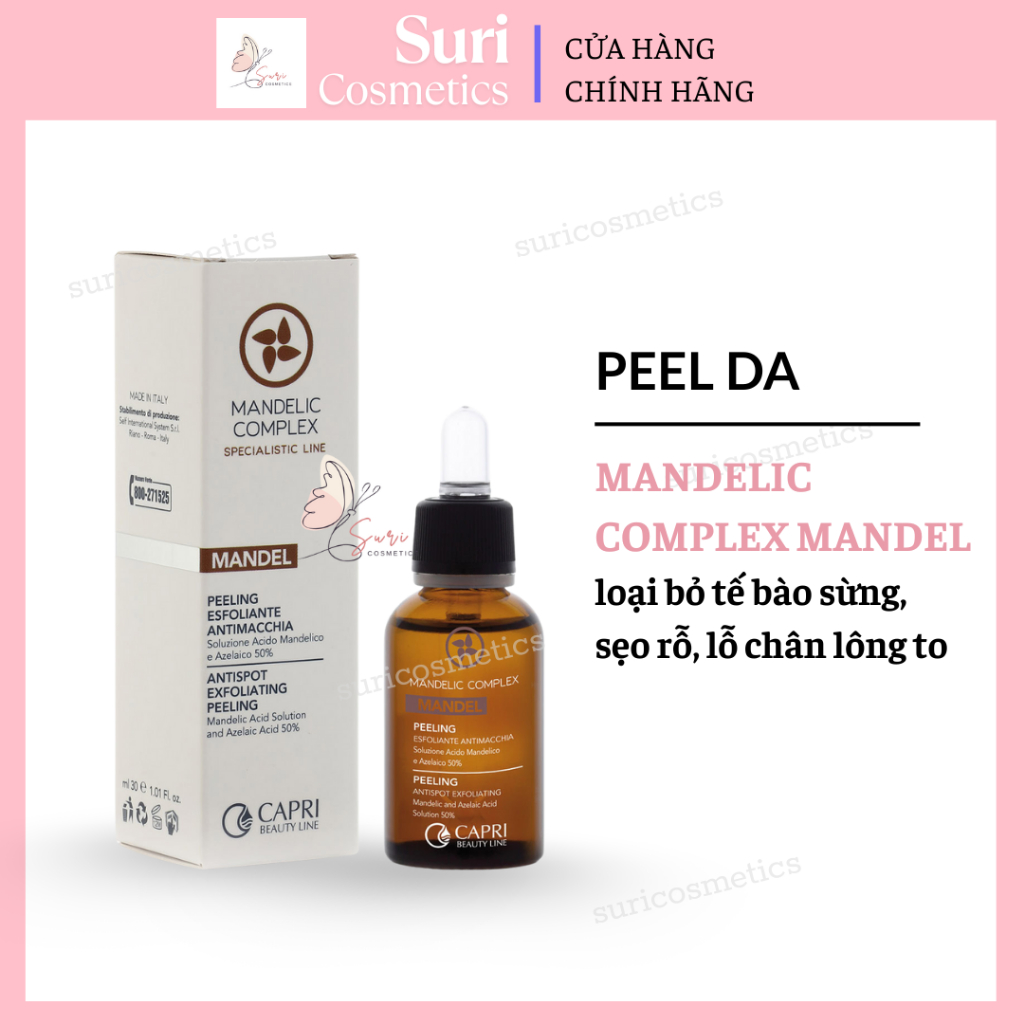 Tinh chất Peel da không bong tróc Mandelic Complex Mandel 30ml (5ml ...