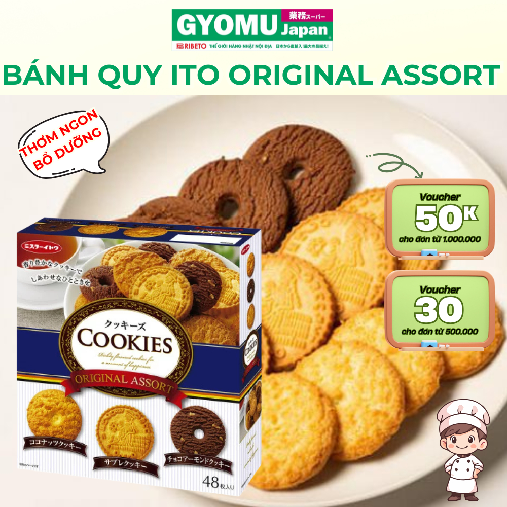 Bánh Quy Cookies Original Assort/Bánh quy Ito các vị - GYOMU JAPAN | Shopee Việt Nam