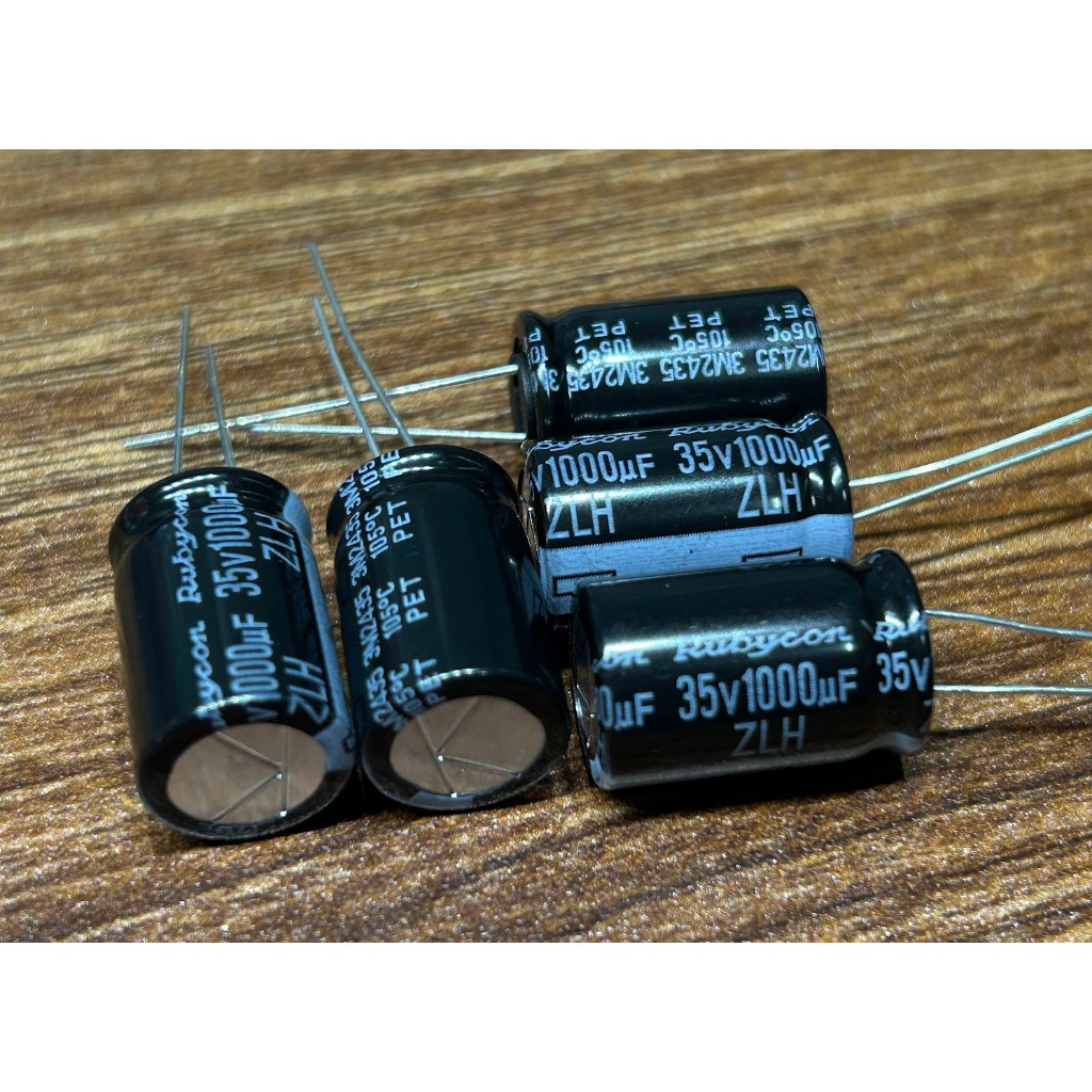 2 Chiếc / 1000uF 35V Tụ điện Rubycon ZLH 12.5mm x 20mm | Shopee Việt Nam