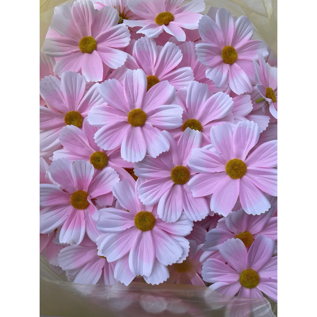 10 bông hoa cúc daisy 11cm – hoa giả vải cao cấp trang trí decor ...