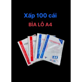 Bìa lỗ A4 100 Cái/Xấp giá tốt Tháng 1, 2026 | Mua ngay | Shopee Việt Nam
