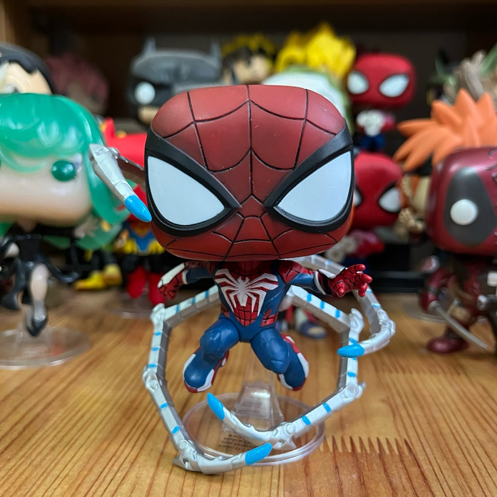 Funko Pop! Games Marvel Spider-Man 2 Peter Parker Advanced Suit (2nd ...