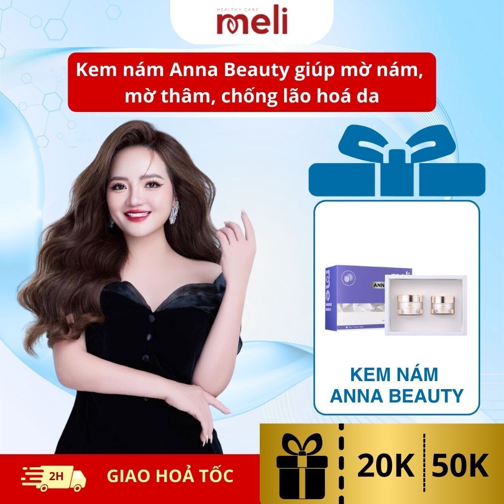 Bộ Kem Nám Meli Hoàng Hường Anna Beauty Ngày Đêm Giúp Làm Mờ Nám Thâm ...
