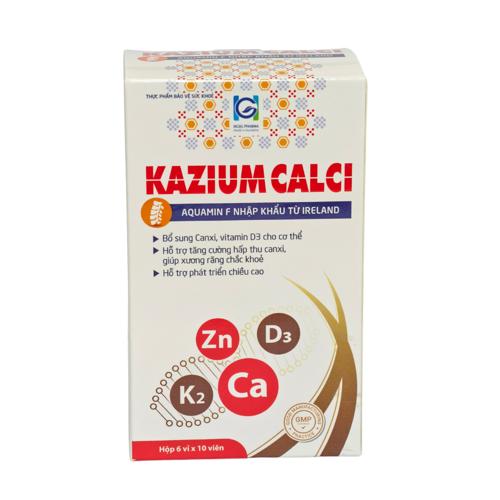 Viên uống Kazium Calci (Hộp 60 viên) | Shopee Việt Nam