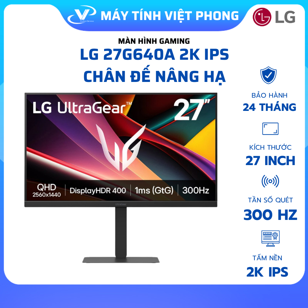 MÀN HÌNH 2K 300HZ GAMING LG 27G640A-B 27GS75Q-B - 27GS85Q-B (27 INCH/QHD/IPS/300-200HZ/1MS ...