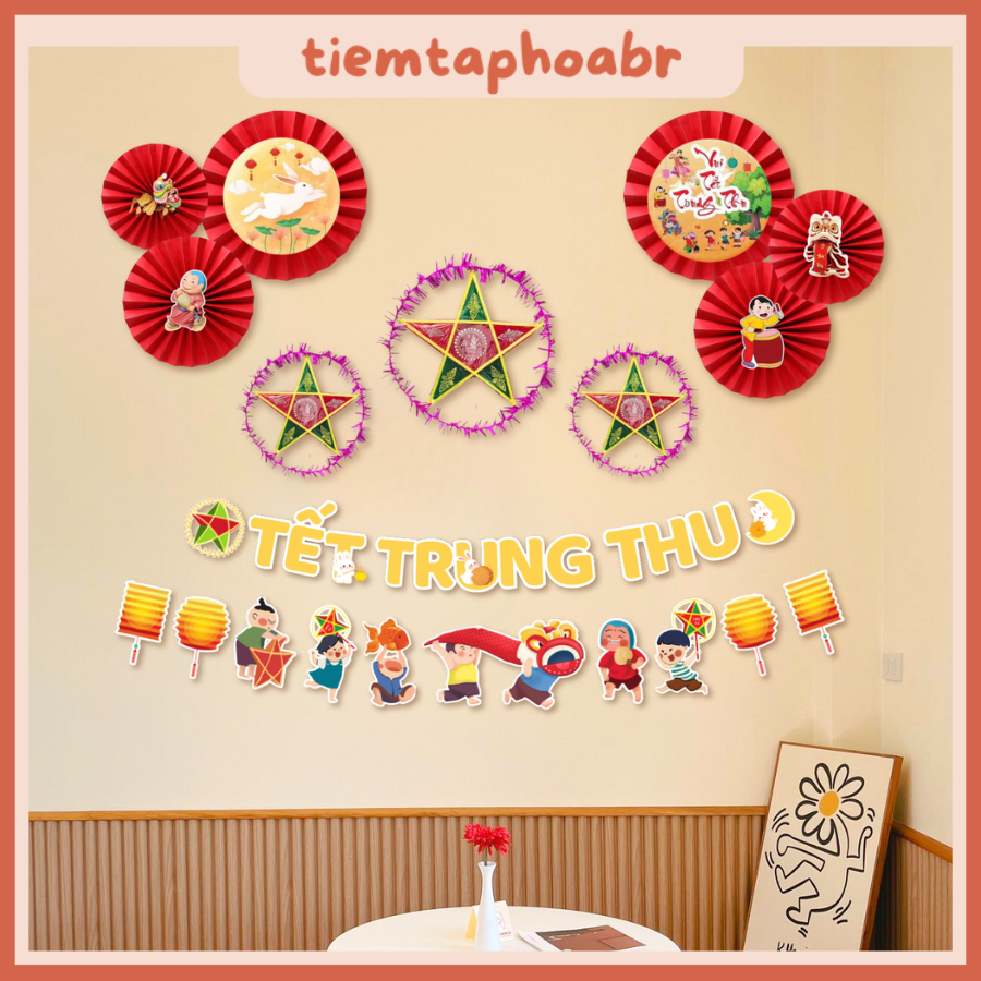 [ Trung Thu ] Set Decor Trung Thu 2025-Combo Trang Trí Trung Thu Cho ...