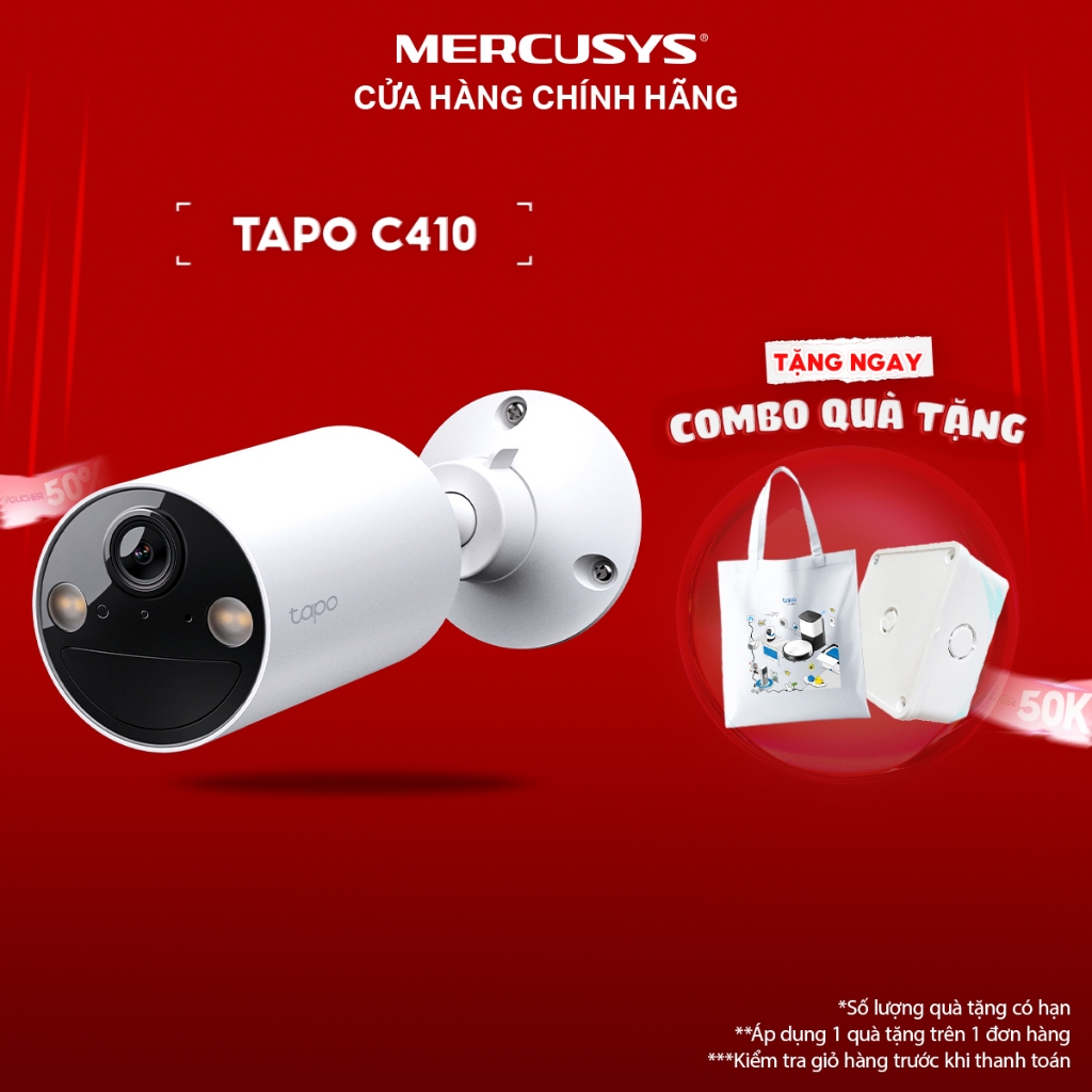 [Hỏa tốc] Camera WiFi Không Dây TP-Link Tapo C410 / C410 KIT / C425 ...
