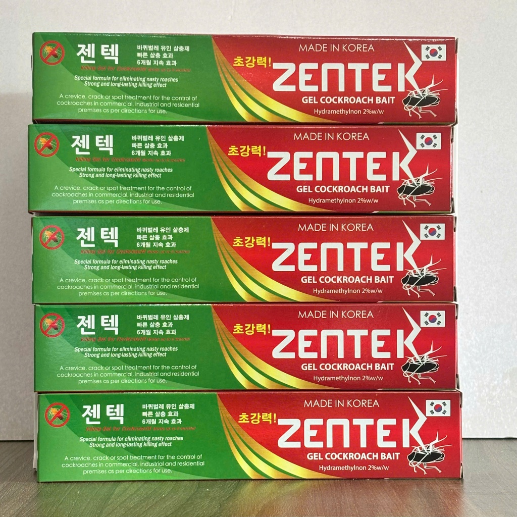 [Combo 5 tuýp] Gel Zentek 35gr, xử lý gián Đức, gián li ti, gián chung ...