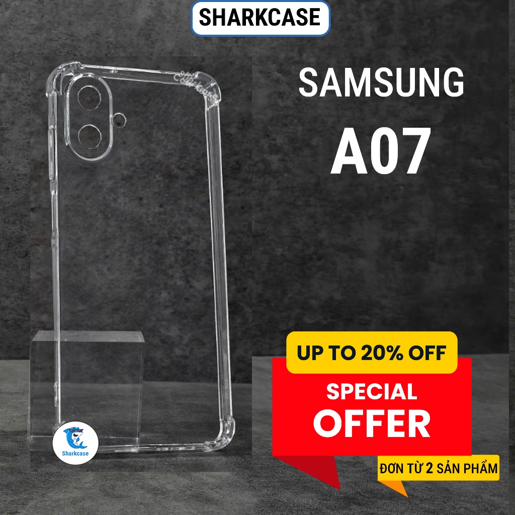 Ốp lưng samsung A07 silicon dẻo trong suốt bảo vệ cam điện thoại Vỏ bao ...