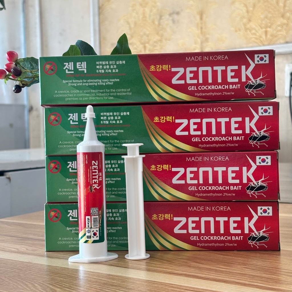 [Combo 5 tuýp] Gel Zentek 35g Net – kiểm soát gián Đức, gián nhà, gián ...