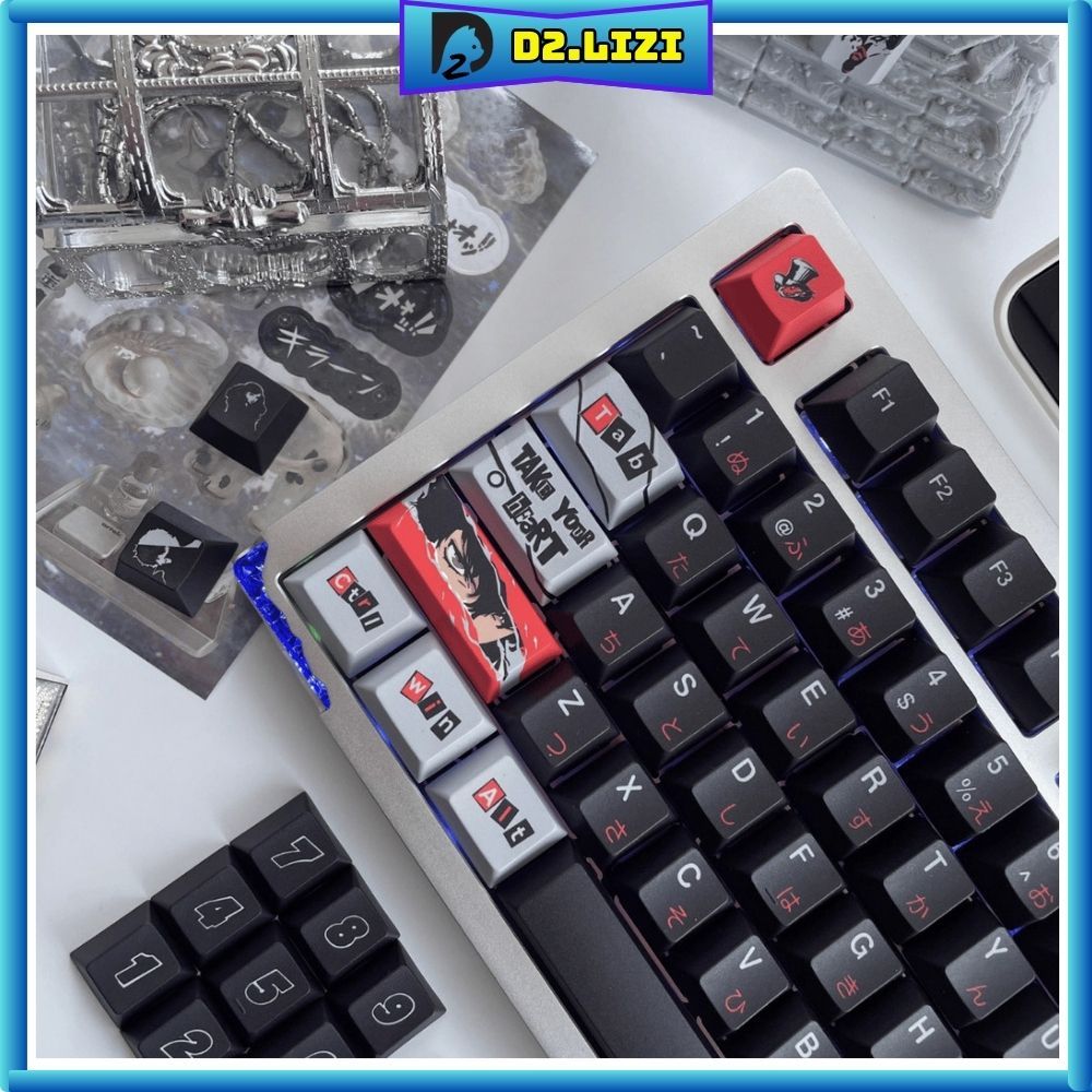Keycap Persona 5 Royal, Kiểu Cherry Profile, Bộ 142 Phím, Công Nghệ In ...