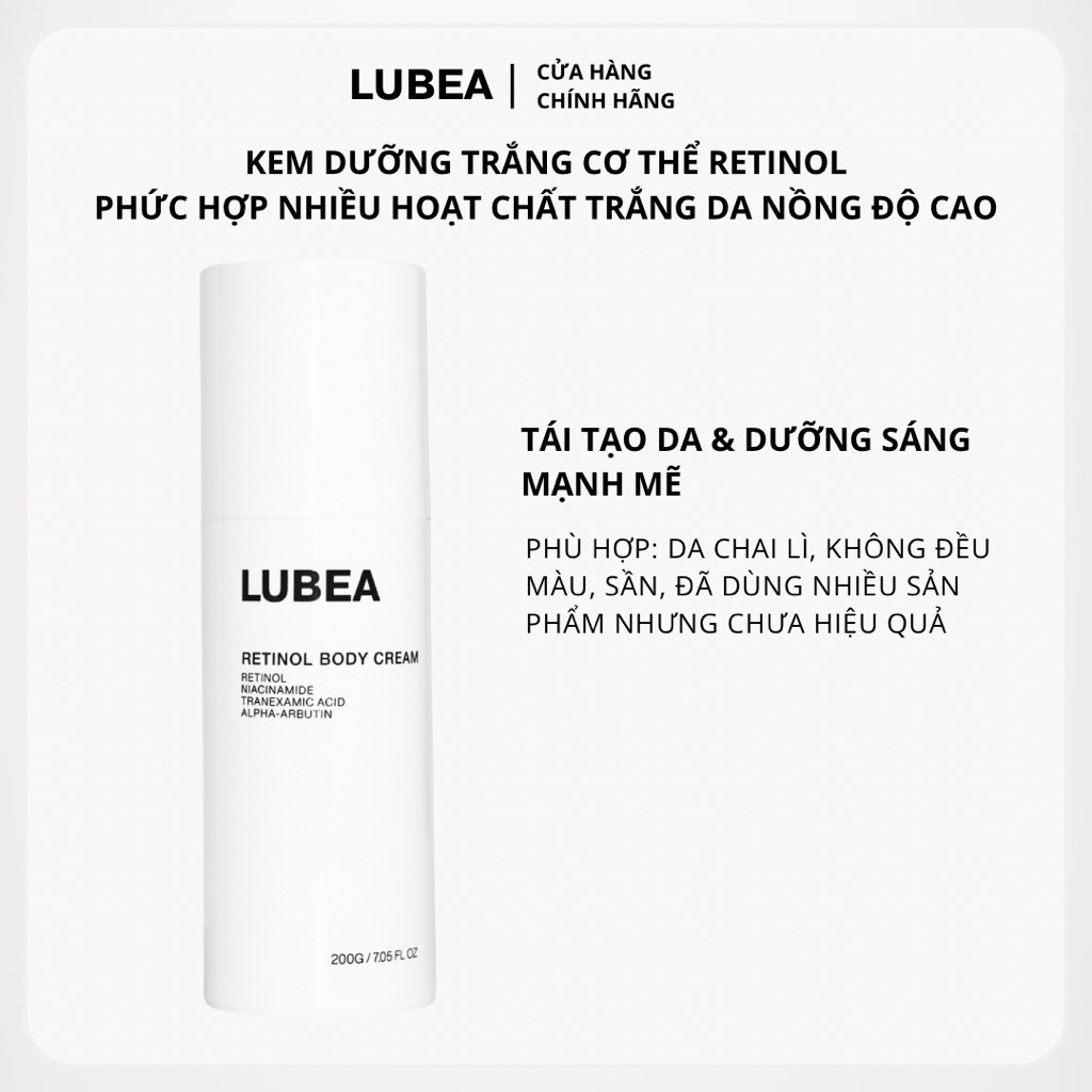 [ĐỌC KỸ LƯU Ý] Kem Dưỡng Body Retinol 0.3% – Dưỡng Trắng & Cải Thiện Da ...
